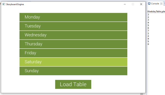 Storyboard Tutorial Creating User Interface Table Variables